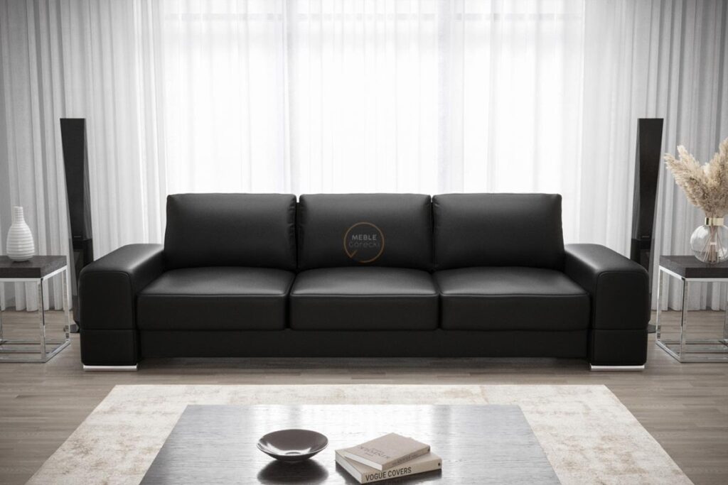 Skórzana sofa Zara - kanapa skórzana do salonu - Meble Górecki